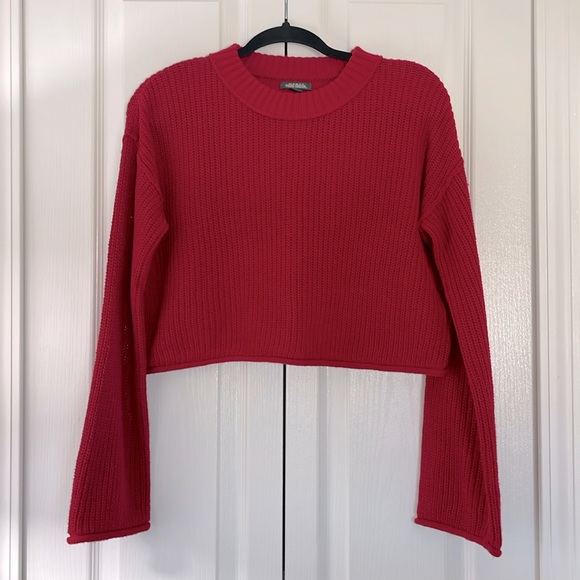wild fable | Sweaters | Target Wild Fable Cropped Sweater In Red Size S ...
